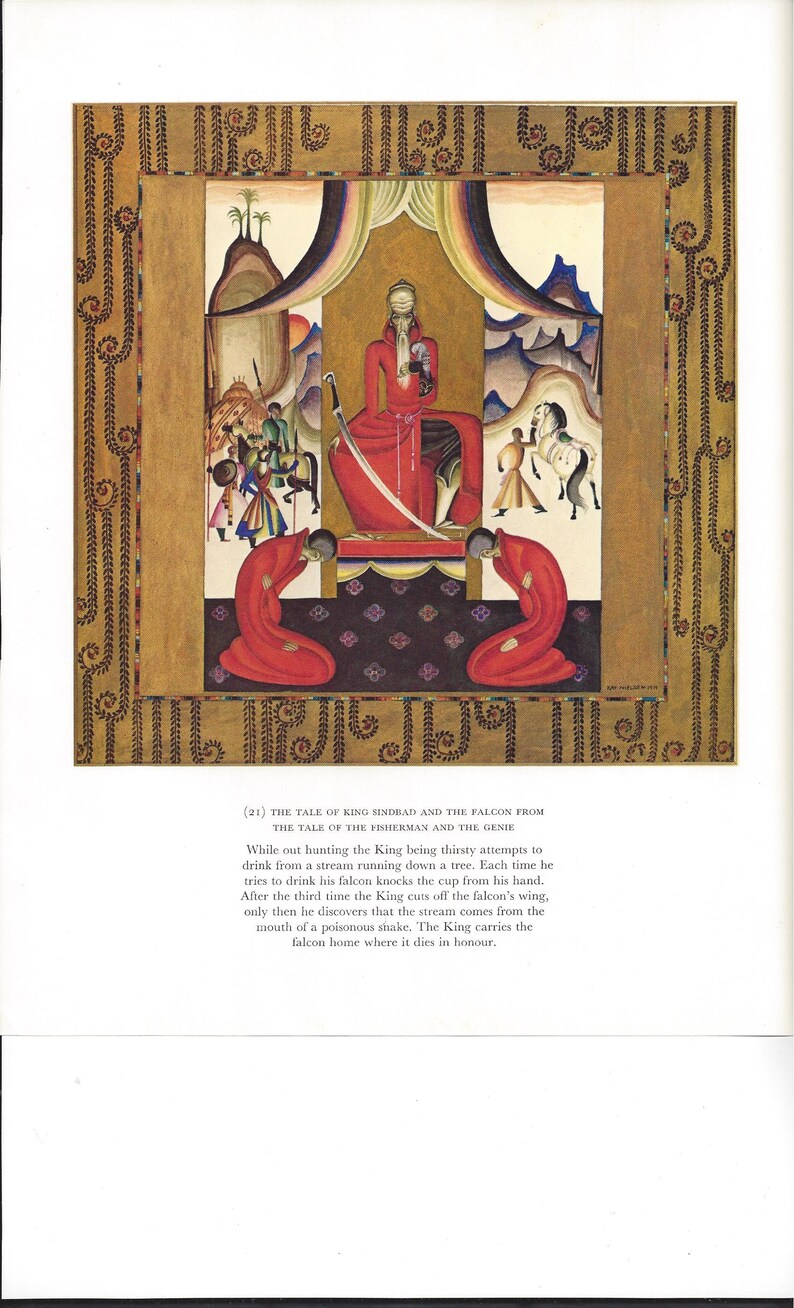 Kay NIELSEN ART DECO Nielsen Print Kay Nielsen Print Vintage Book Plate ...