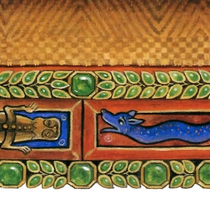 Vintage Cat Print Lesley Anne Ivory Libra Feline Illustration Zodiac ...