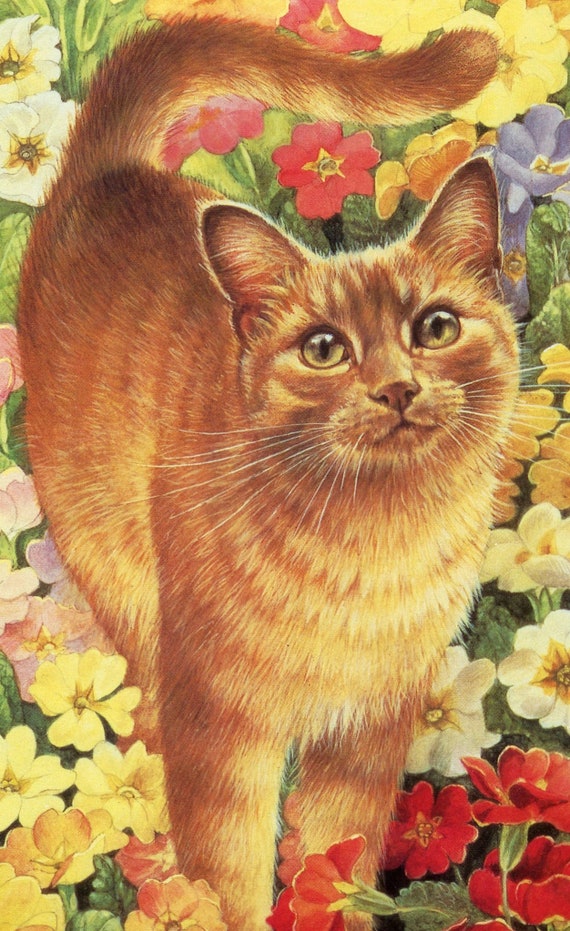 Home Décor Home & Living Lesley Anne Ivory Glorious Cats Vintage Cat ...