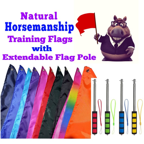 Natural Horsemanship Training Flag With Telescopic Flag Pole - Etsy