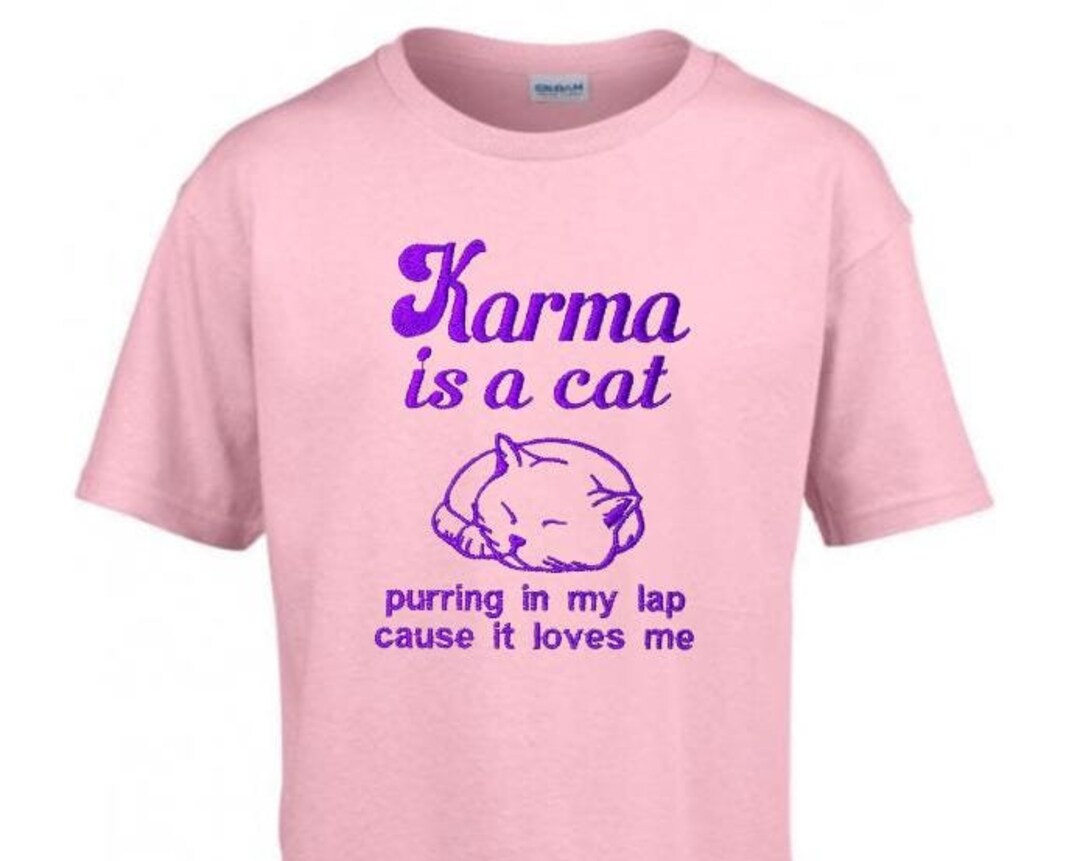 Taylor Swift Embroidery Design, Karma is a Cat T Shirt Design, Taytay ...