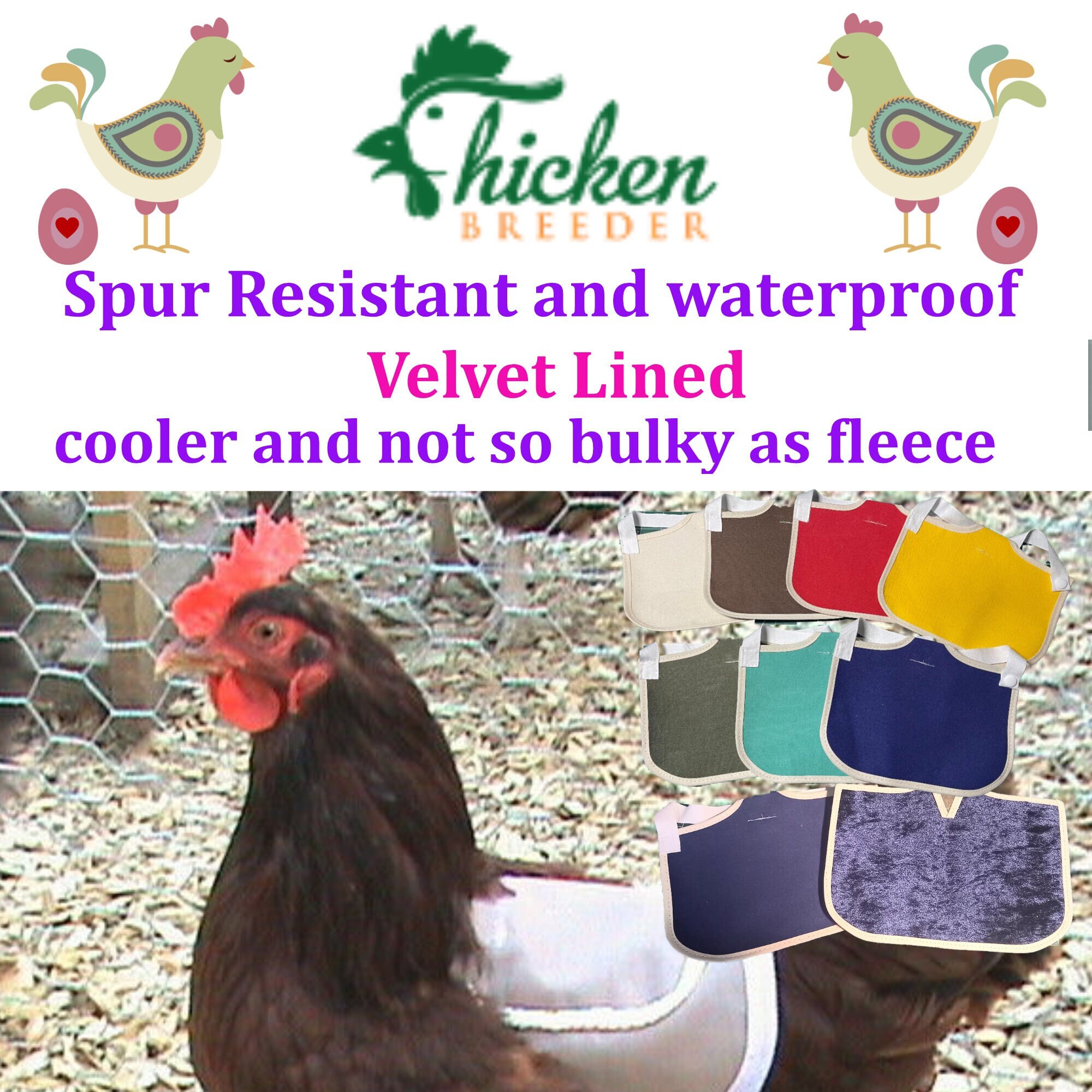 Chicken Saddle Chicken Apron Hen Protector Waterproof - Etsy UK