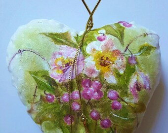 Hand painted heart | Etsy