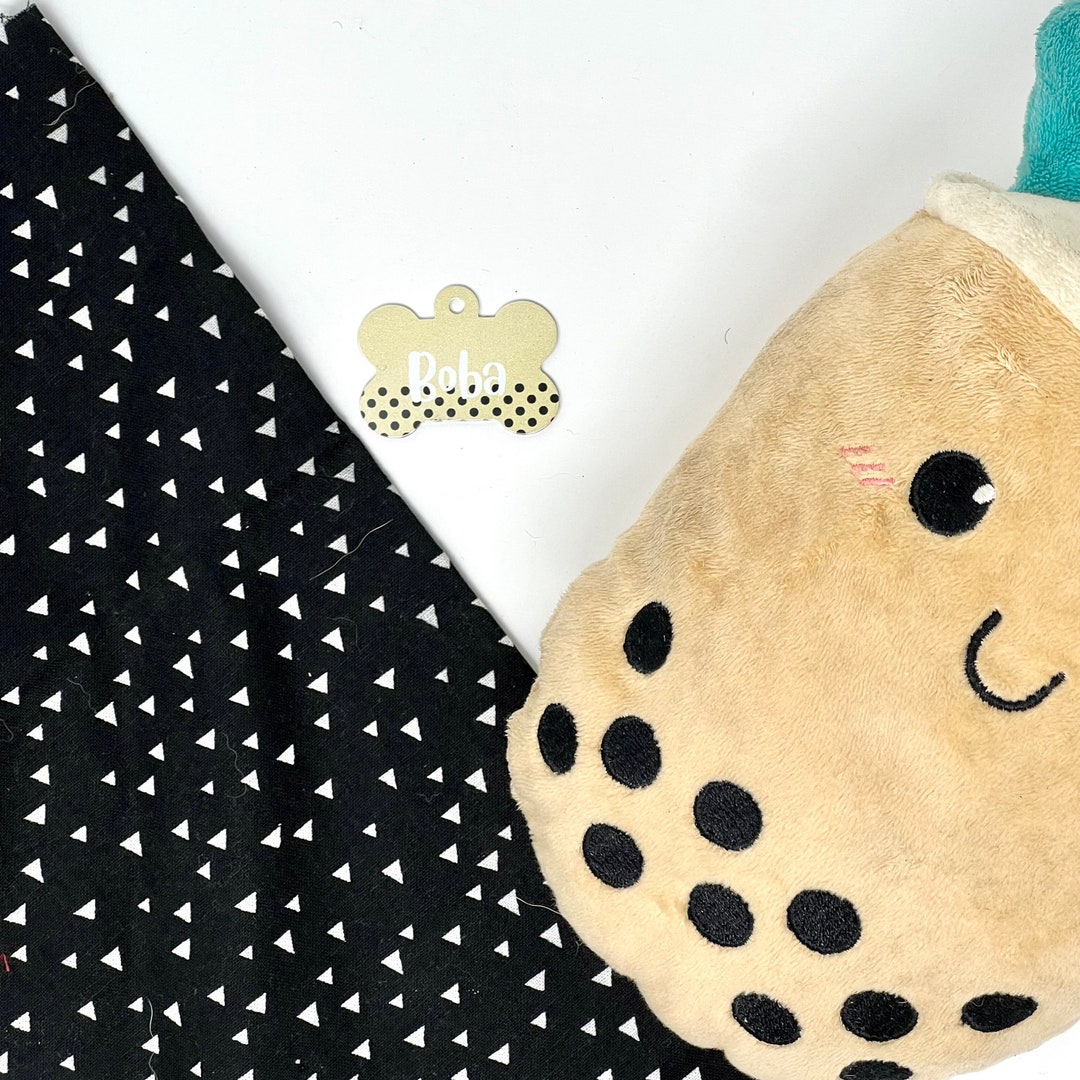 Milk Tea Bubble Tea Boba Personalized Dog Tag | Cat Tag | Pet Tag - Etsy