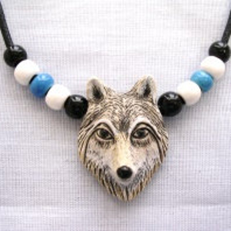 Ceramic Wolf Head - Etsy