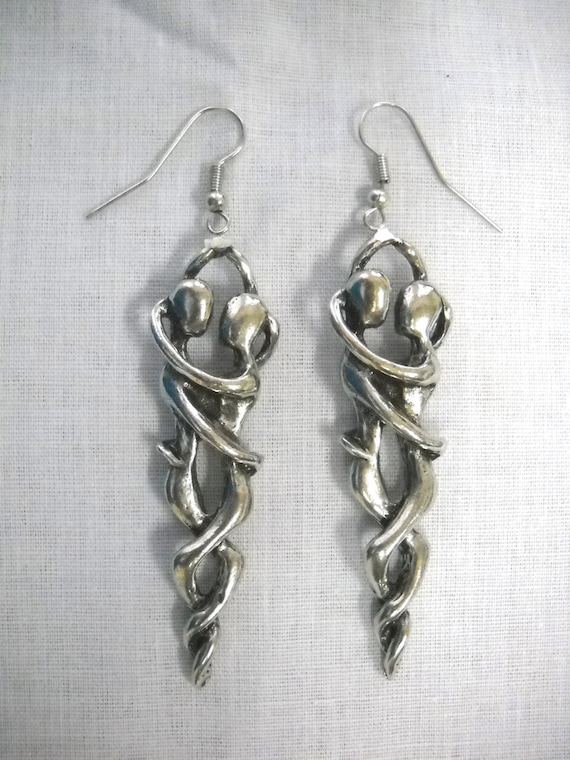 Large Entwined COUPLE DANCE Couple Twisted Together Lovers | Etsy