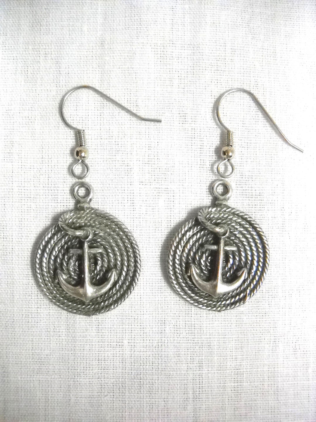 Ahoy Ocean Sailing Nautical Sail Boat ANCHOR With Coiled Rope ...