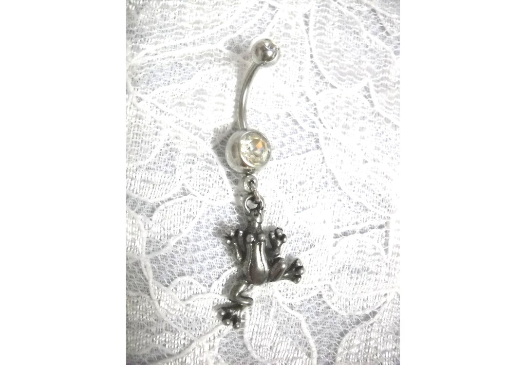Hand Cast Silver Pewter Fun TROPICAL Climbing Tree FROG Reptile Charm ...