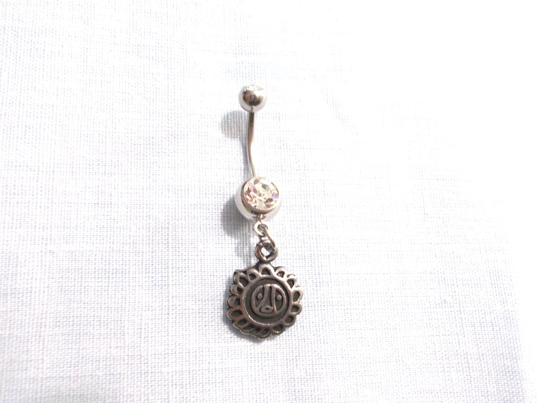 New Cast Pewter TAINO Charm Sol De Utuado Puerto Rican Symbol on ...