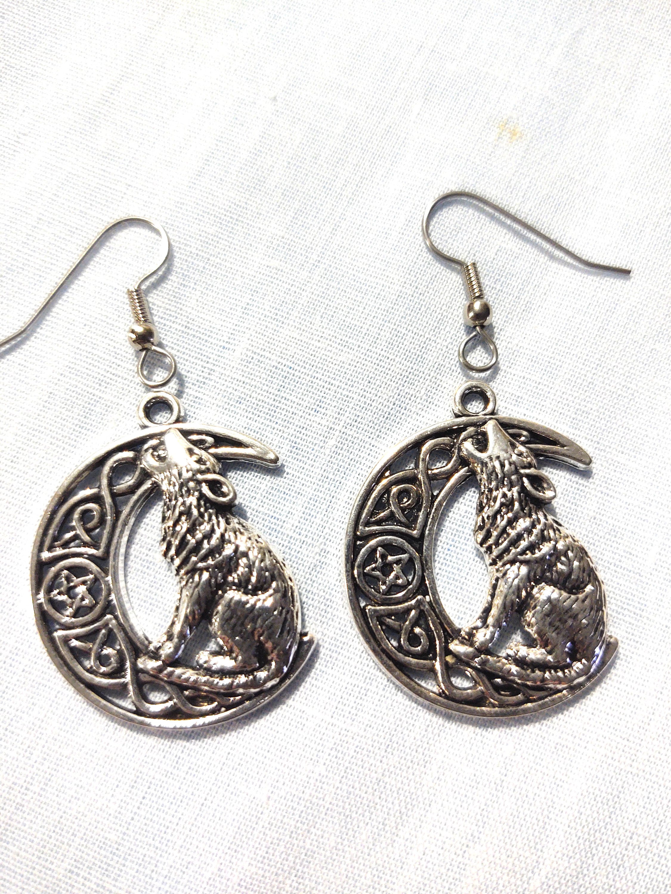 Celtic Wolf And Moon