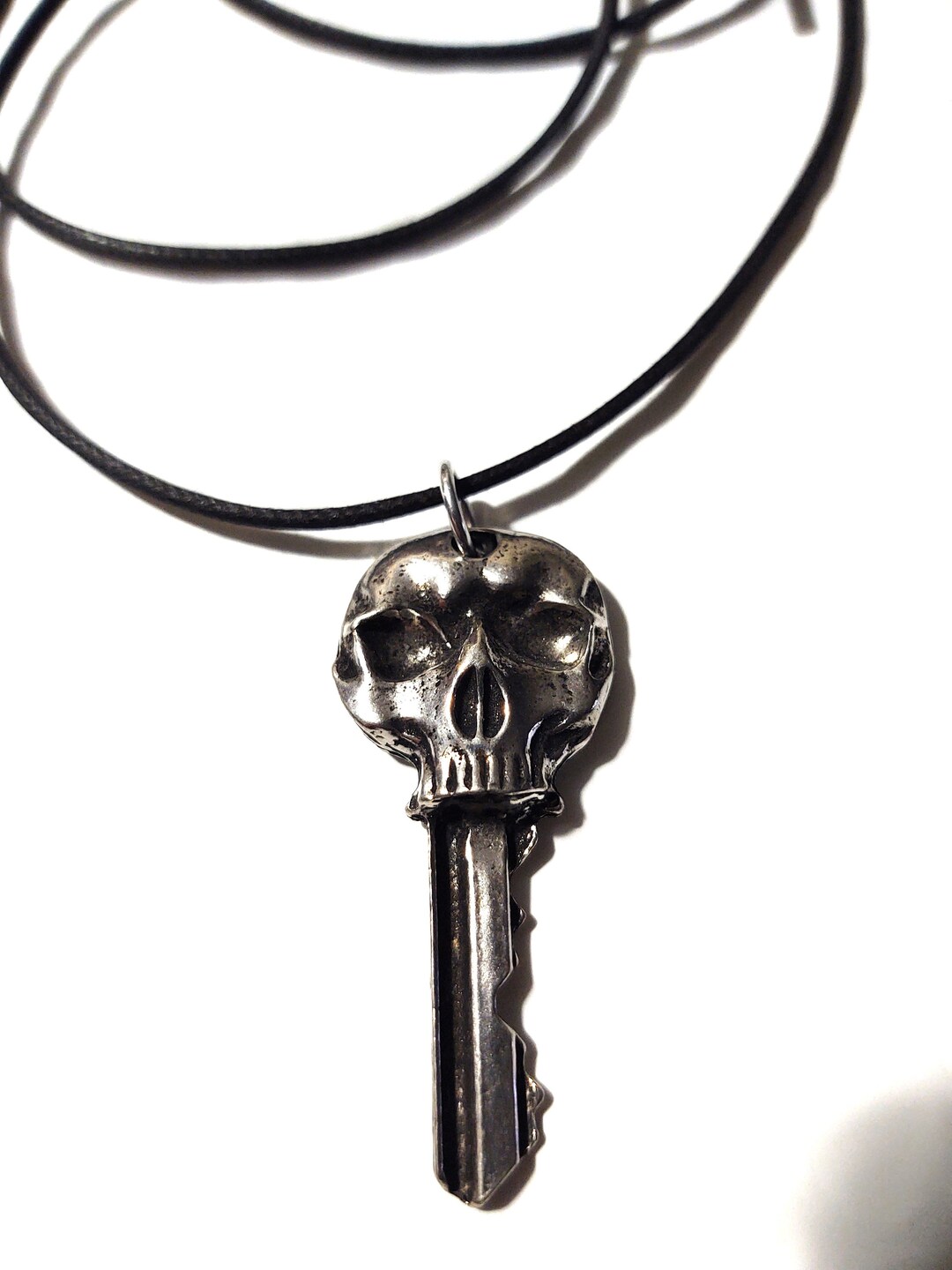 Wicked Human SKULL Topper Skeleton Key Cranium Punisher Cast USA Pewter ...