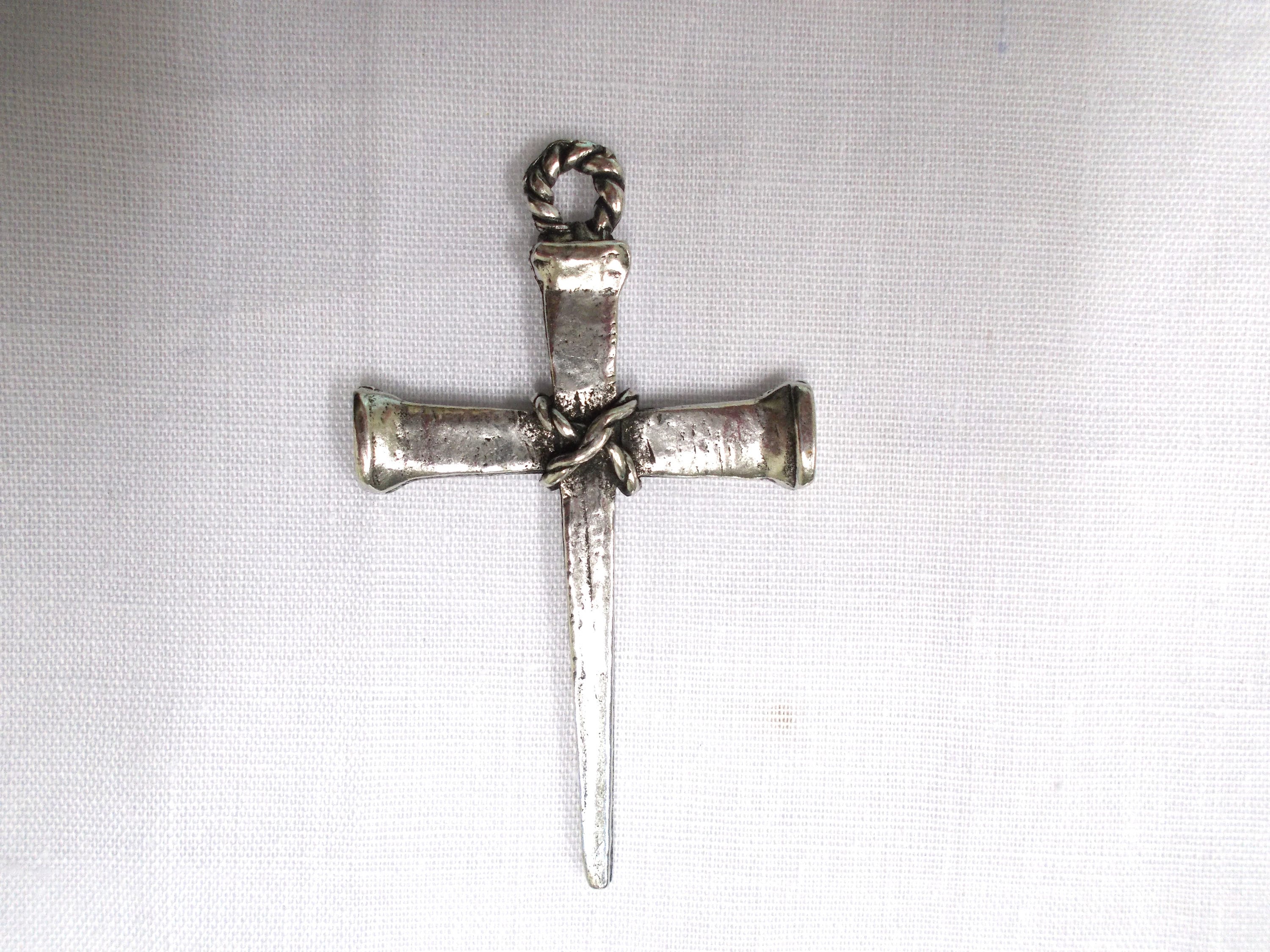 Religious JESUS Carpenter Cross Nail Cross Rope Tie Center - Etsy