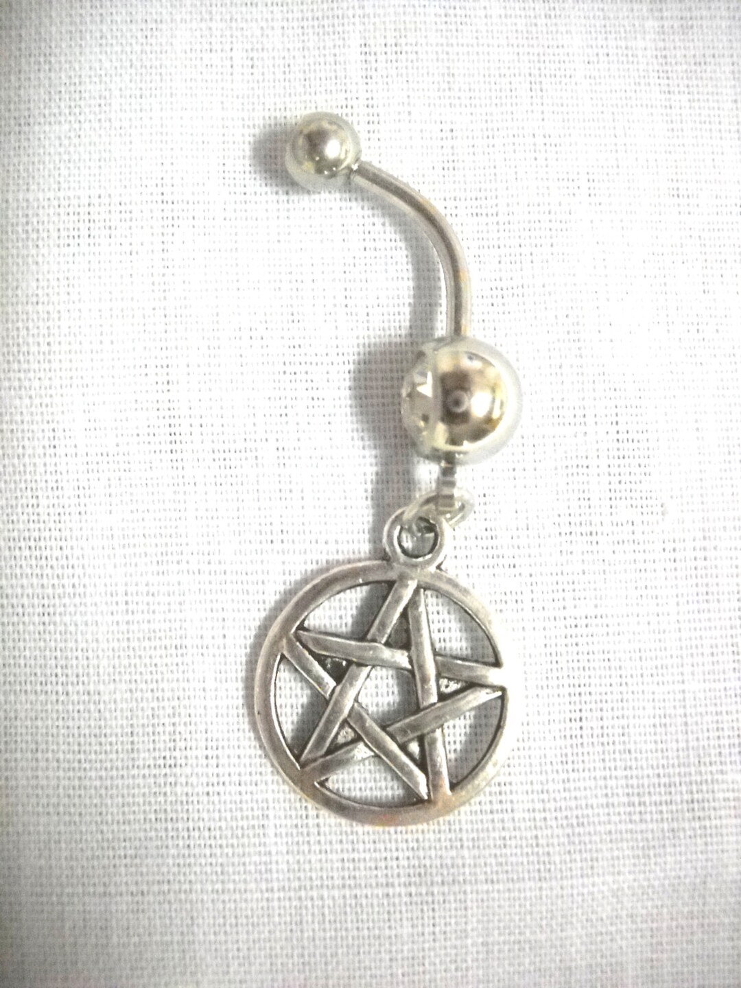 Wicca 5 Point Woven PENTACLE STAR Good Magic Pagan Dangling Charm on ...