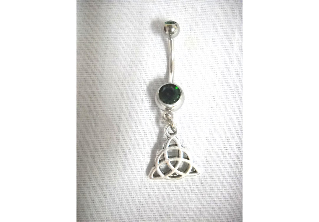 Woven Celtic Tri Knot Infinity TRIQUETRA Pagan Dangling Charm on ...