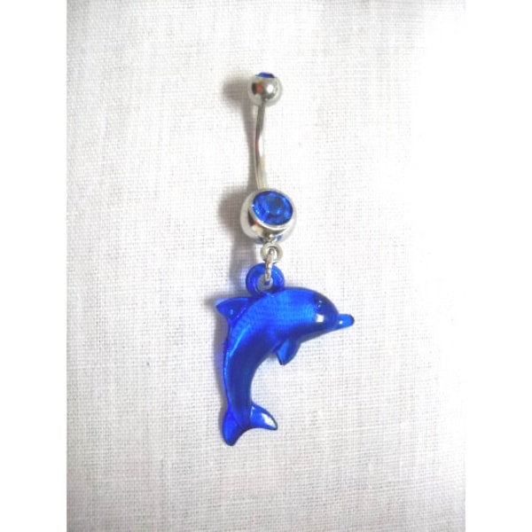 Dolphin Belly Ring - Etsy