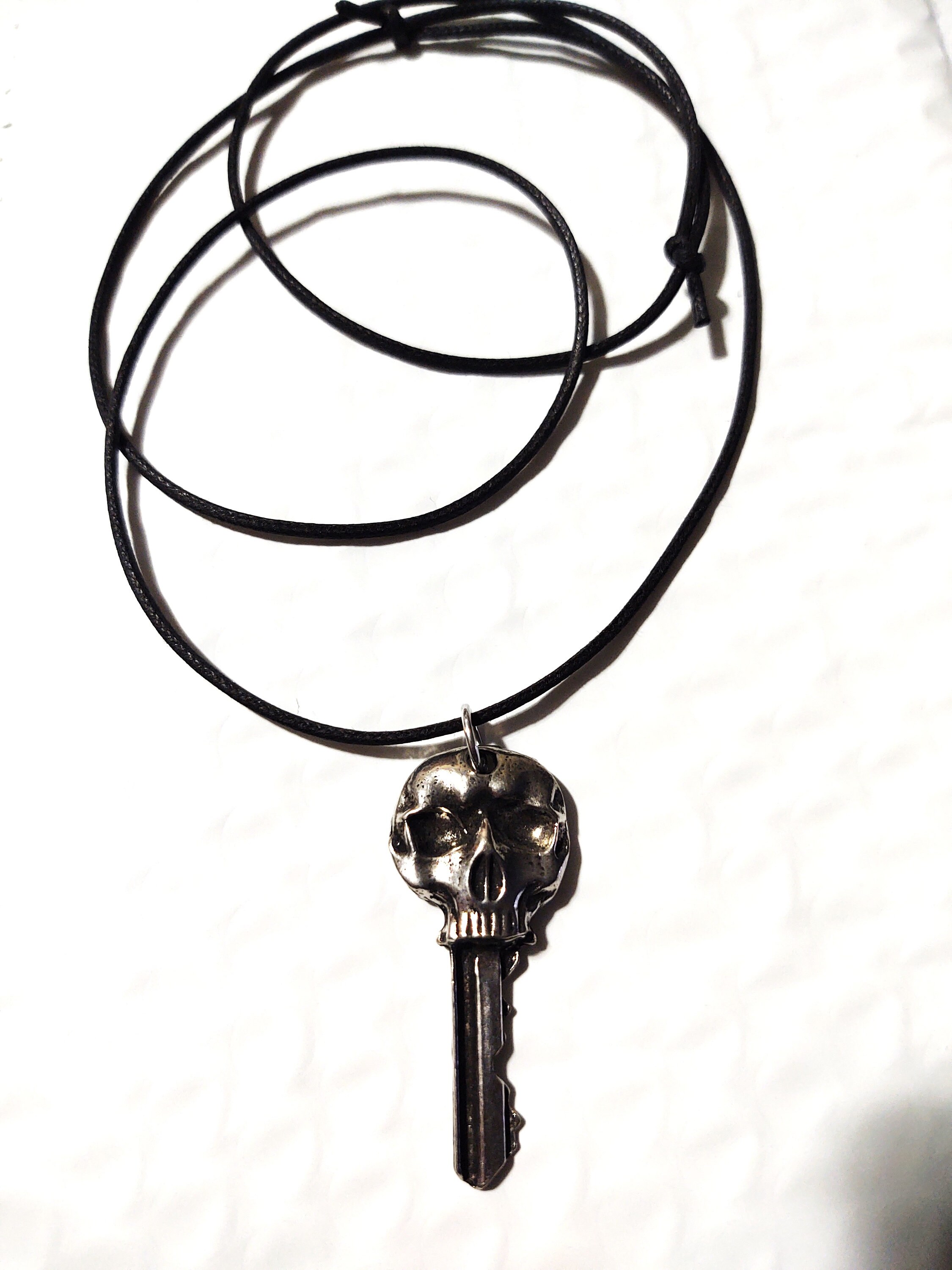 Wicked Human SKULL Topper Skeleton Key Cranium Punisher Cast USA Pewter ...