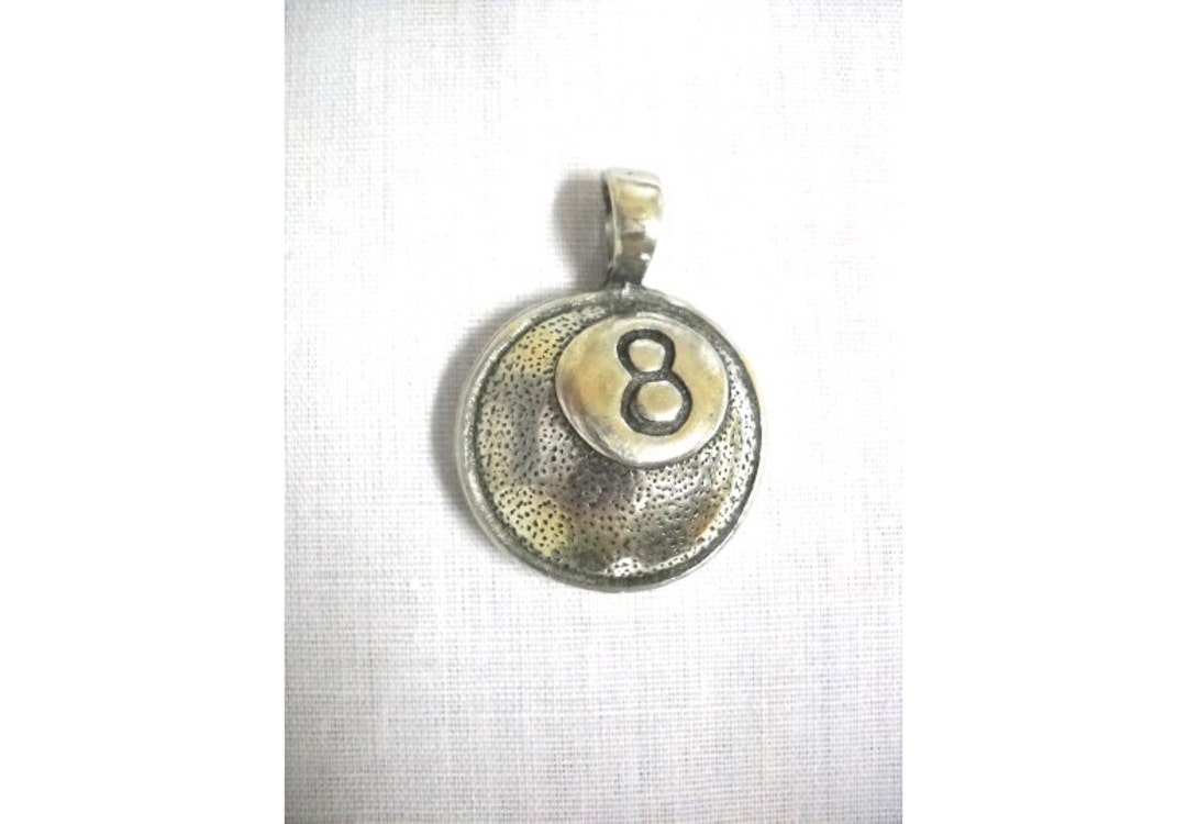 Eight Ball Billiards Pool Ball 8 BALL Pool Hall Tournament Hand Cast ...