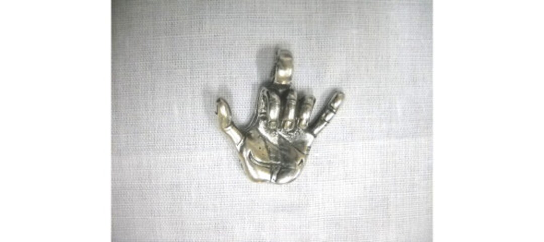 3D HANG LOOSE Hand Symbol Hawaiian Surf Culture Hand Sign Solid Unisex ...