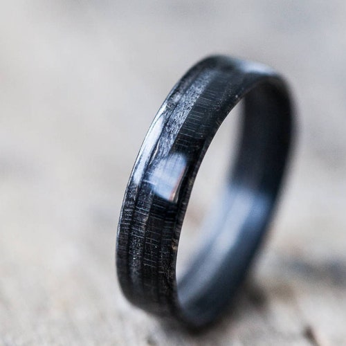 Skateboard Ring Black Ring Waterproof Recycled - Etsy