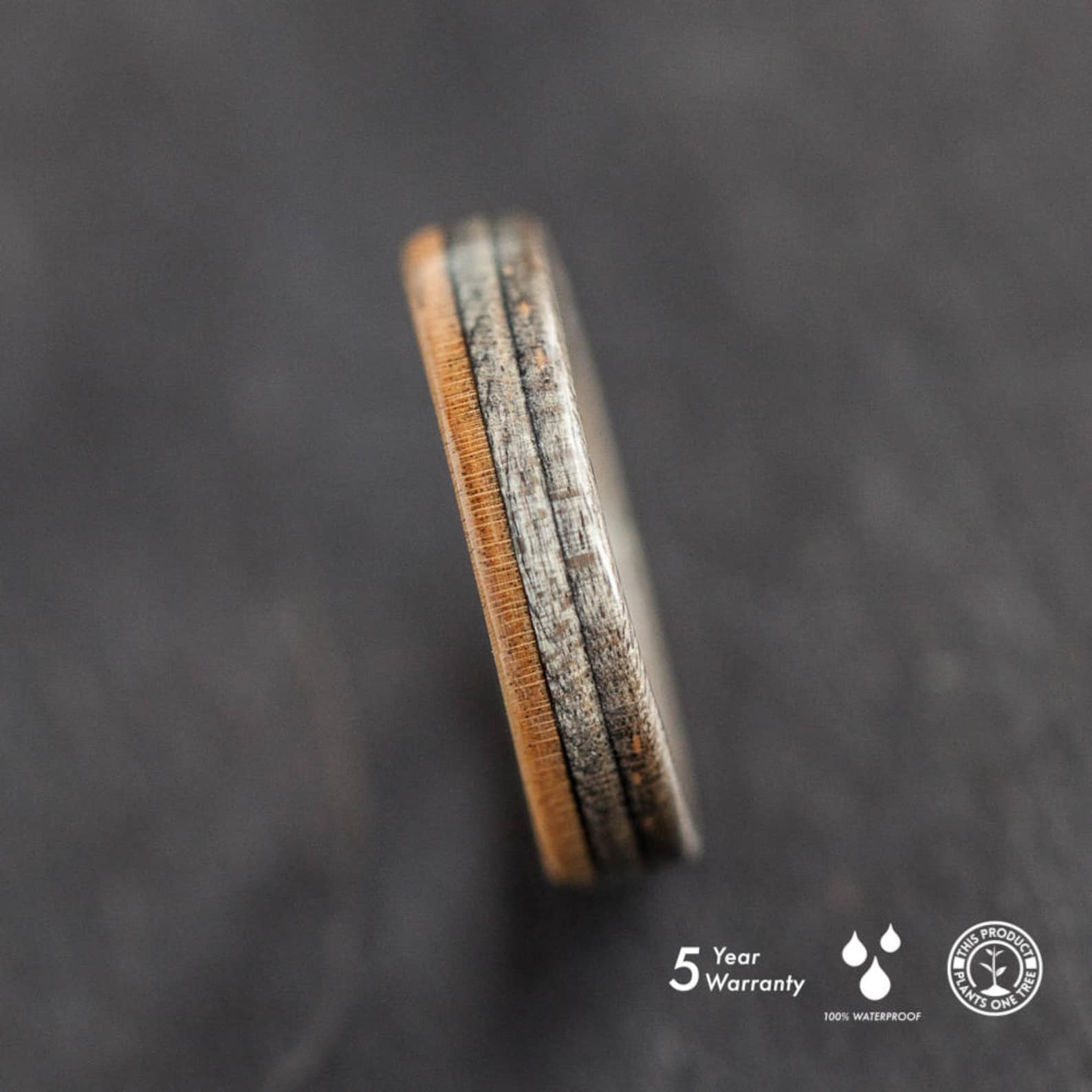 Wooden Ring Skateboard Ring Skateboard Gift Recycled - Etsy