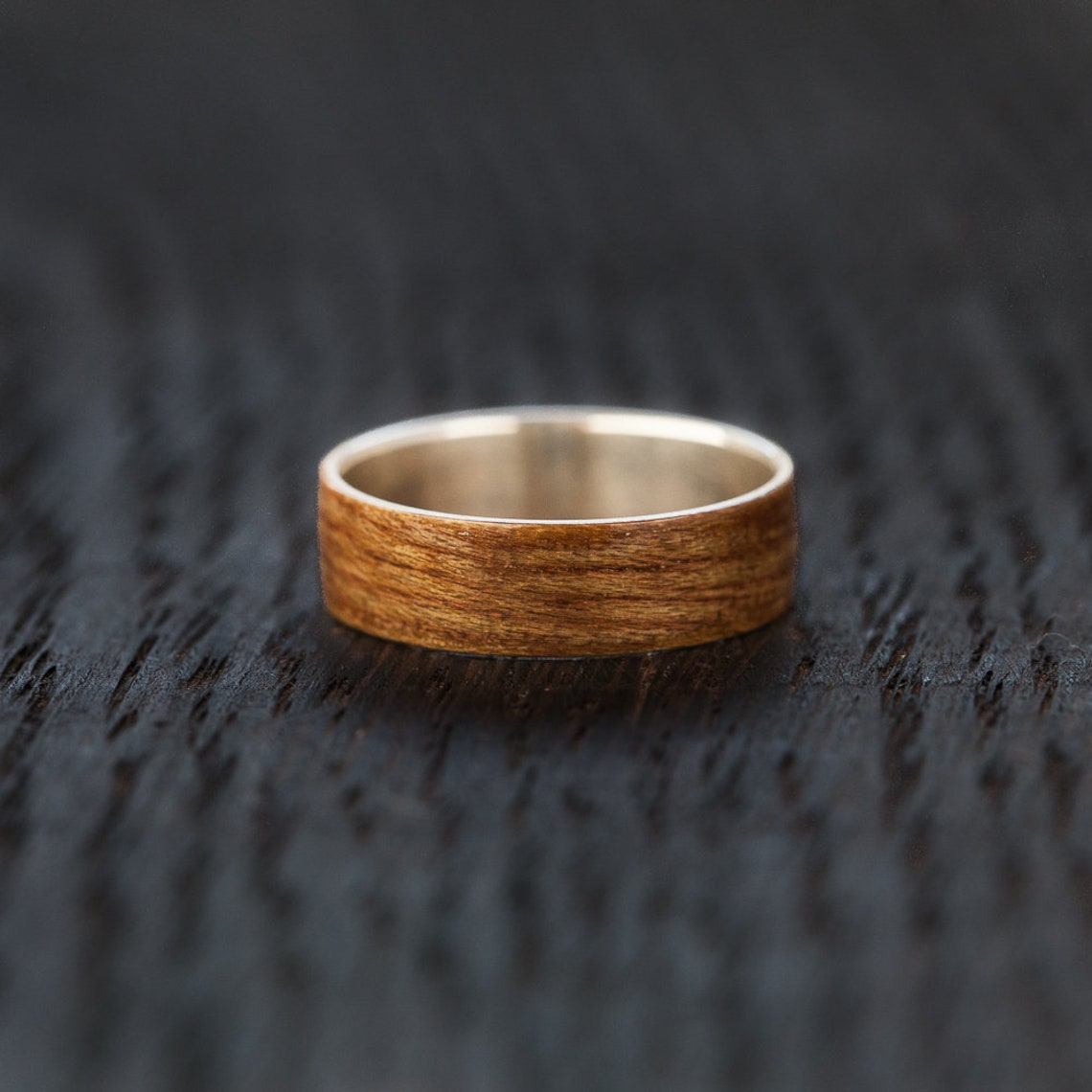 Silver Wooden Skateboard Ring - Bentwood Ring - Skateboard Ring - Gift ...