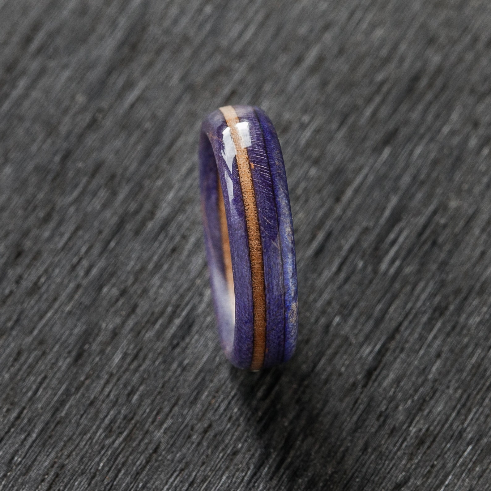 Wooden Ring Skateboard Ring Recycled Skateboard Gift | Etsy