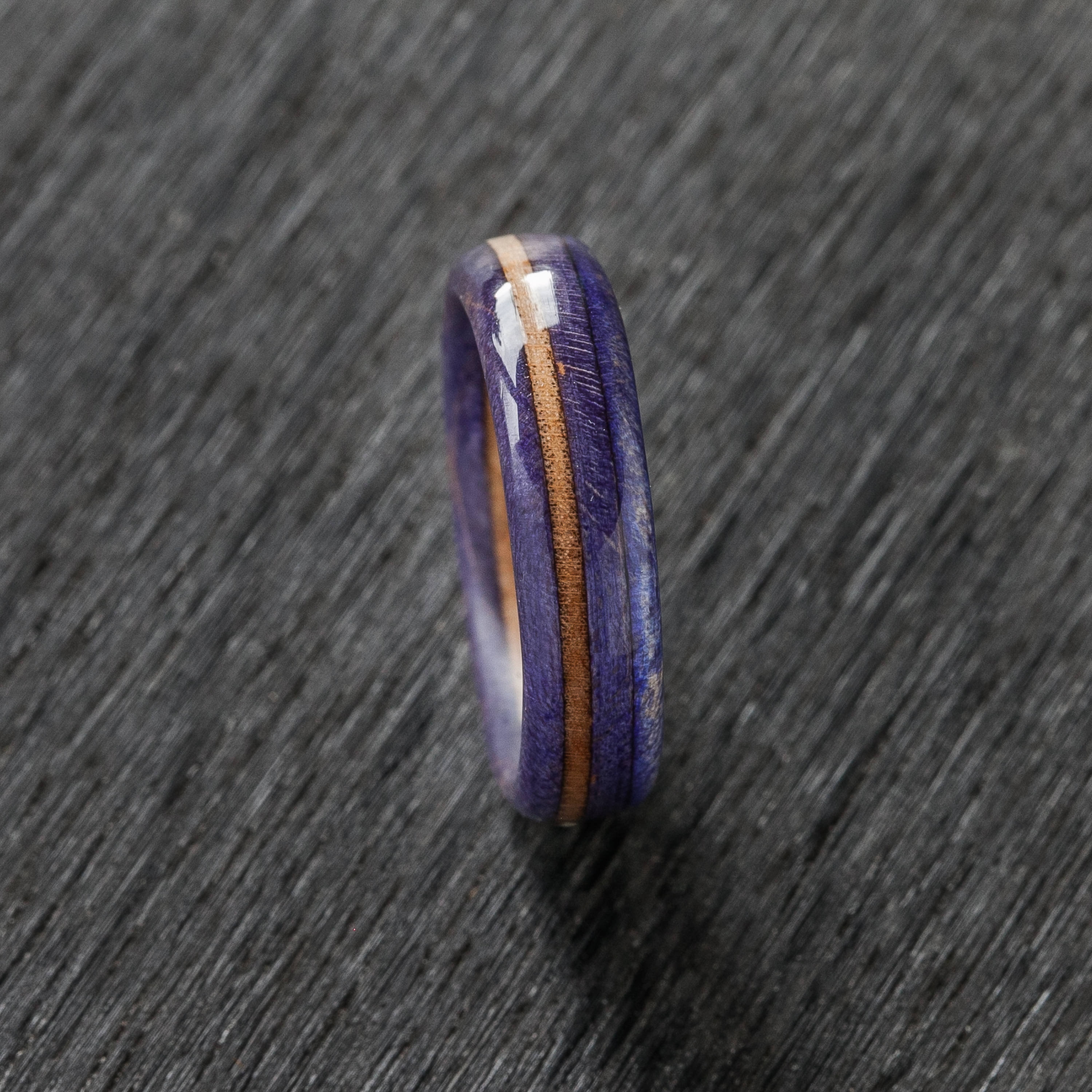 Wooden Ring Skateboard Ring Recycled Skateboard Gift | Etsy