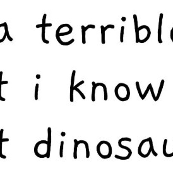 Dinosaur Bumper Sticker - Etsy