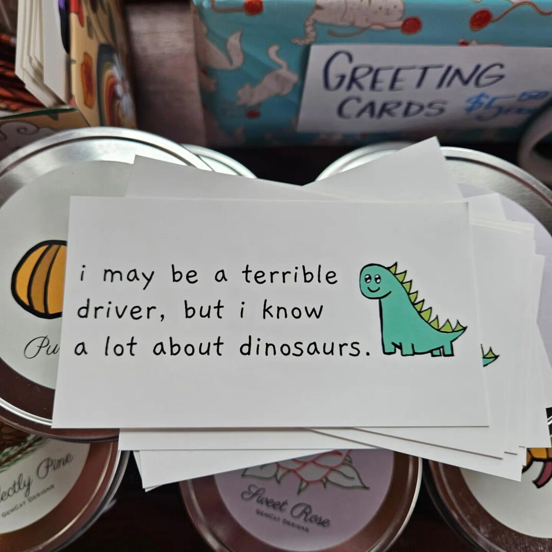 Dinosaur Bumper Sticker - Etsy