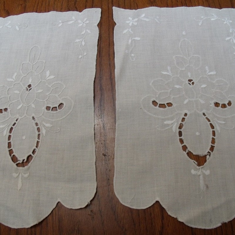 Embroidered Cutwork - Etsy