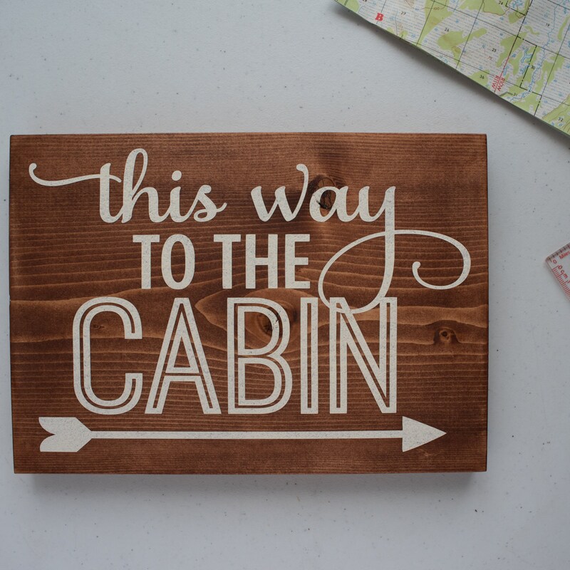 Lake This Way Sign - Etsy