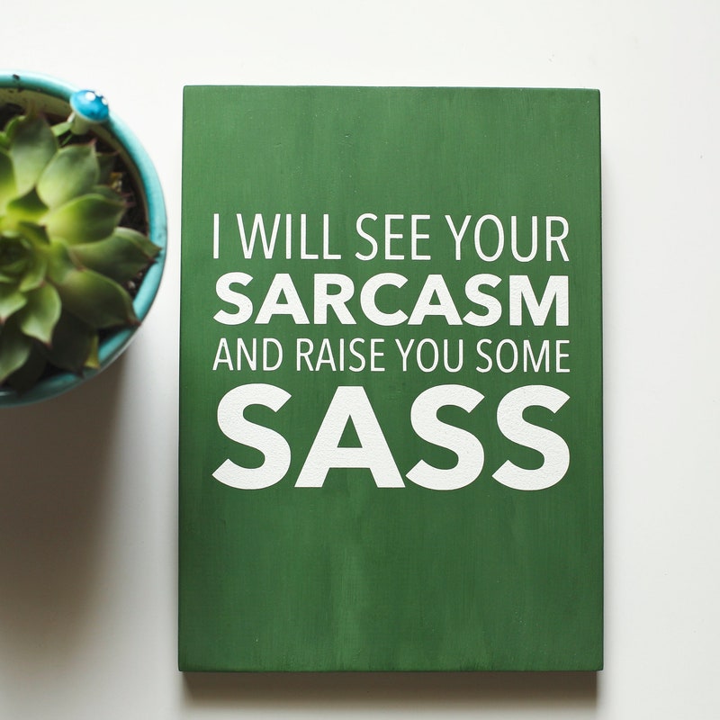 Sassy Sign - Etsy
