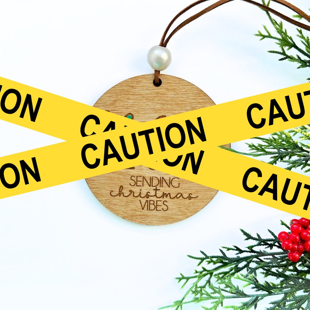 All the Christmas Vibes Ornament - Naughty Decor - Adult Humor - White ...