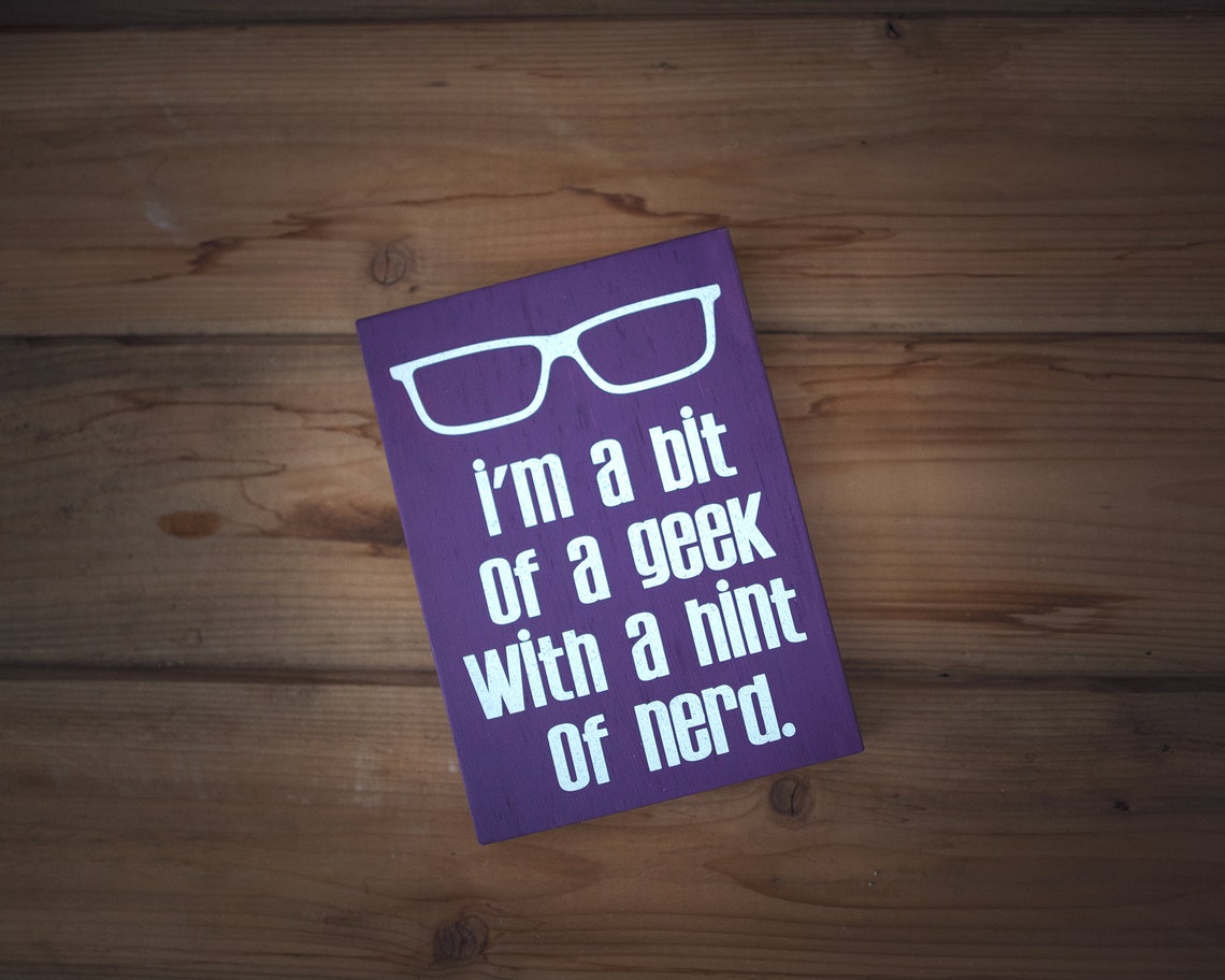 Geek Girl Sign Nerd Room Decor Geek Decor Geek Gift | Etsy
