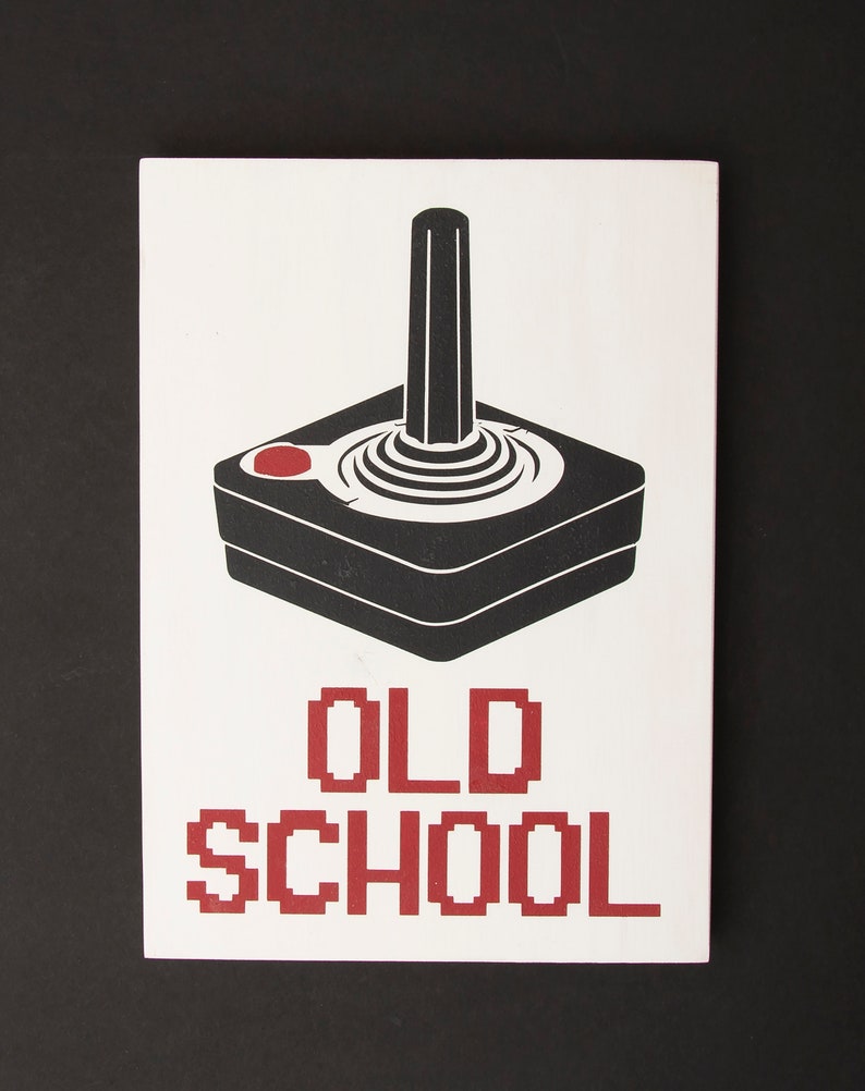 Gamer Sign Old School Retro Video Game Home Decor Video - Etsy