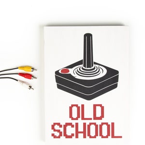 Gamer Sign Old School Retro Video Game Home Decor Video Game Art Gamer ...