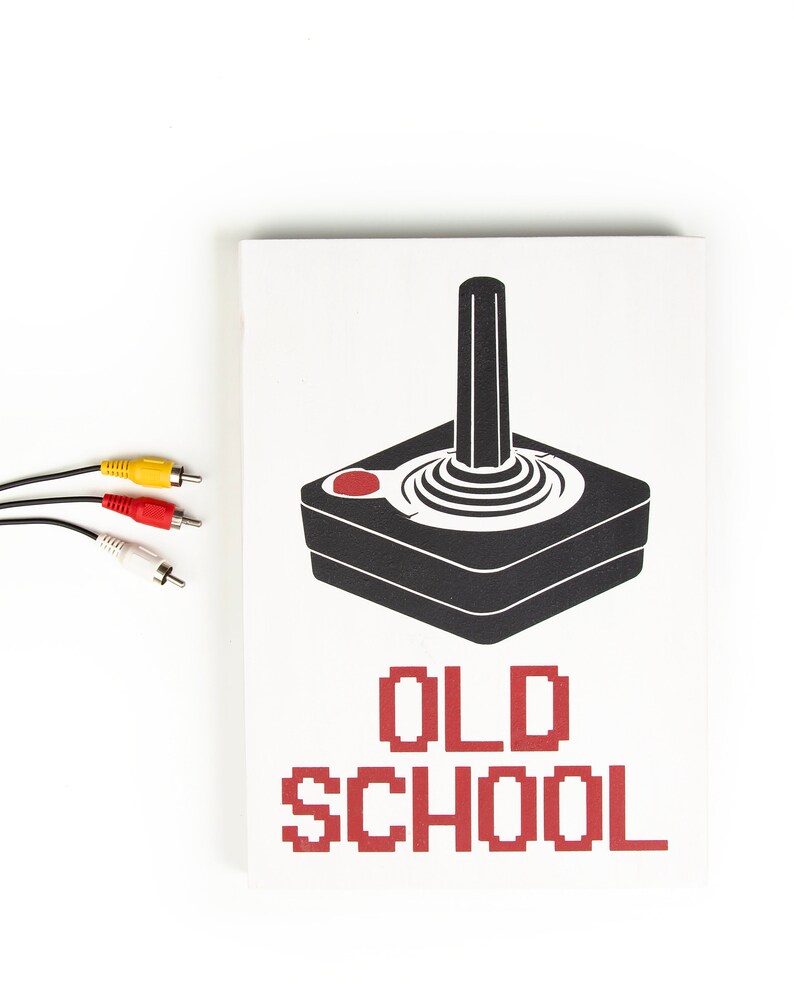 Gamer Sign Old School Retro Video Game Home Decor Video | Etsy