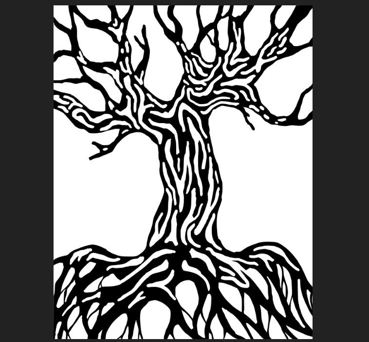 Bakawan Tree Drawing