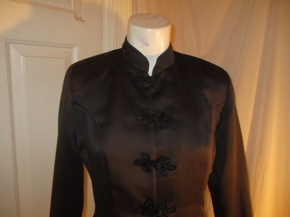 Cache mandarin style satin blazer/jacket - Gem