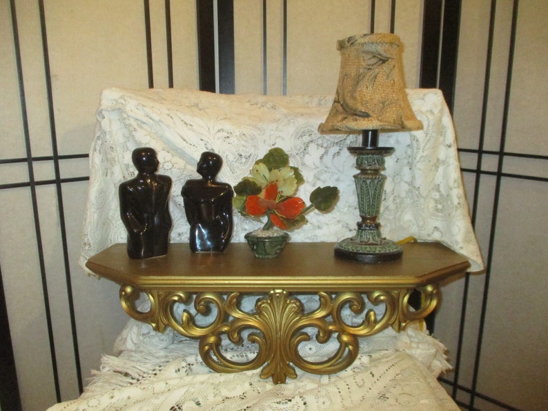 Syroco Ornate Gold Wall Table/shelf/console - Etsy