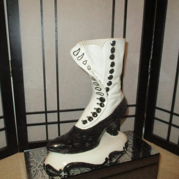 Ceramic Victorian Boot - Etsy