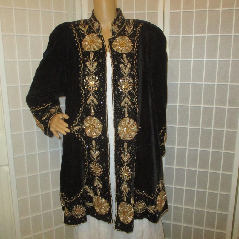 Embroidered Coat - Etsy