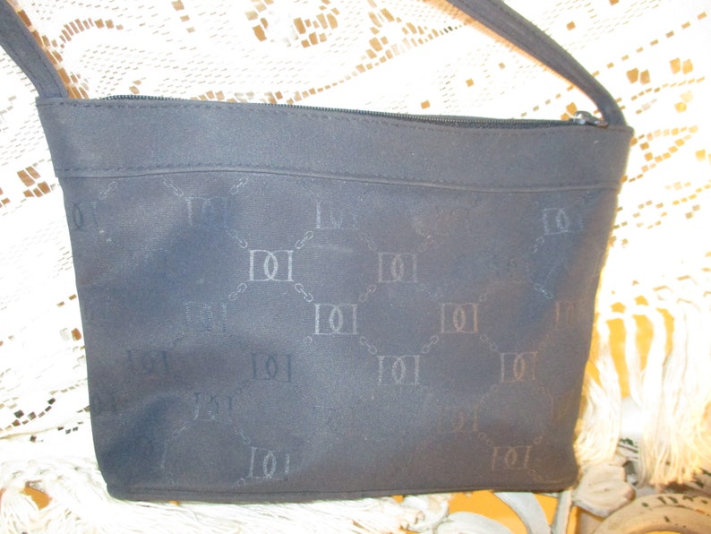 Navy DD Logo Canvas Cross Body Bag - Etsy