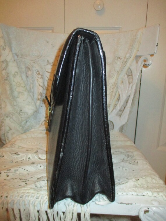 Joseph Daniel pebbled leather top handle briefcase - Gem