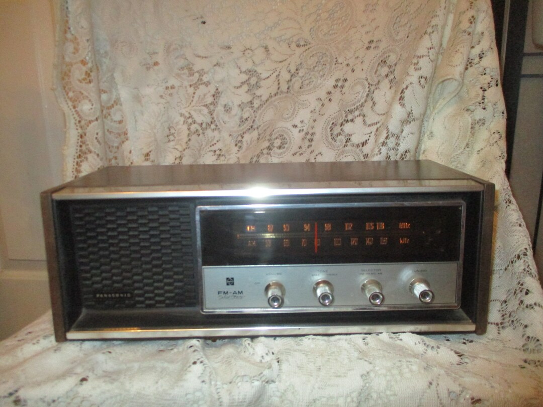 Panasonic Table Top Solid State Model RE-7369 AM/FM Wood Case - Etsy