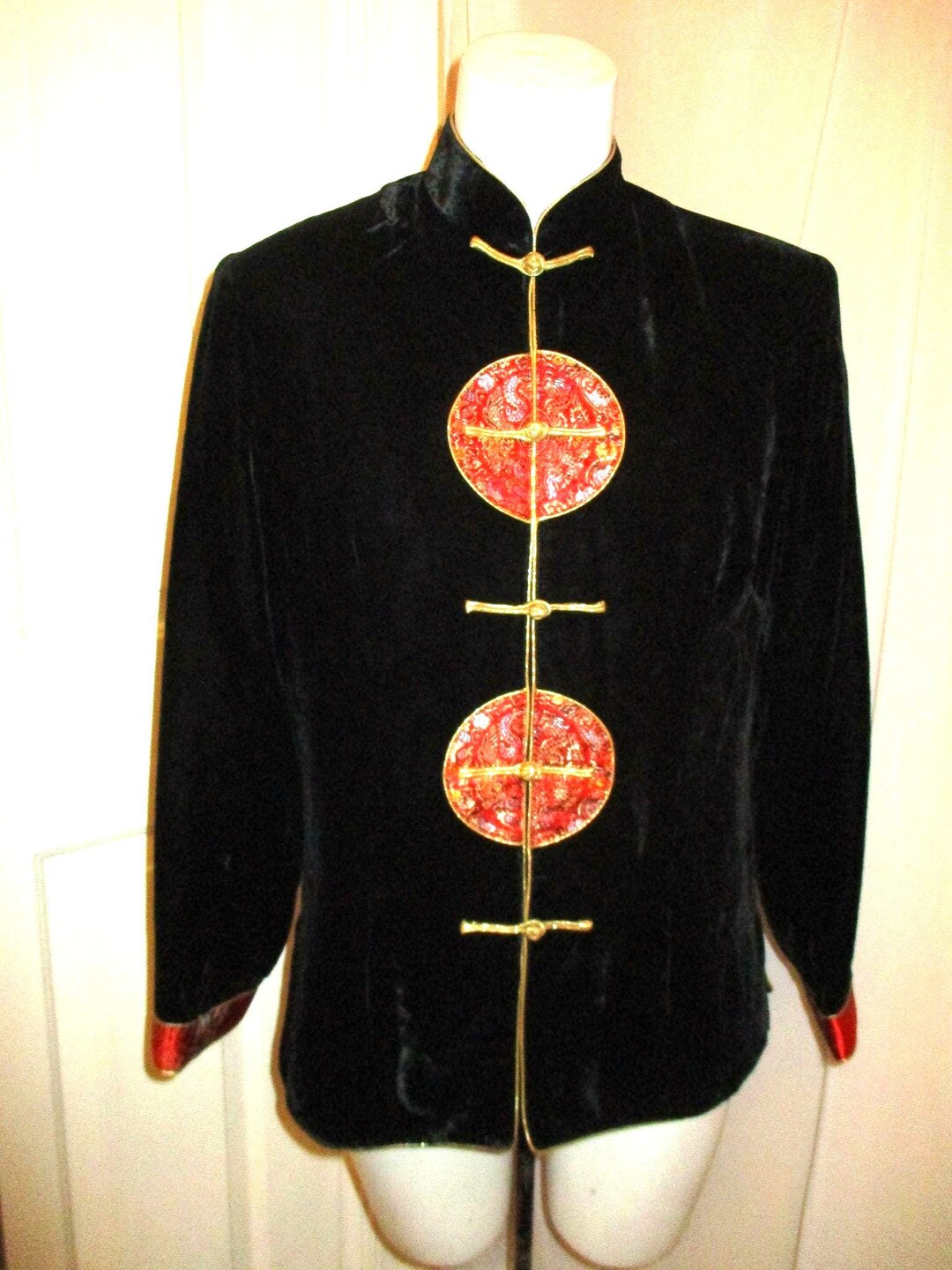 Geng Ling Velvet Japanese Jacket - Etsy