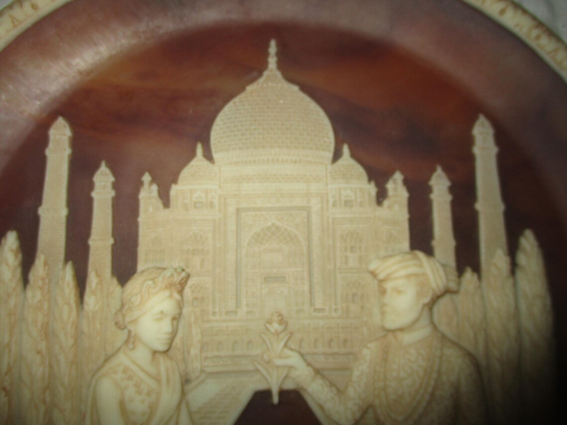 Incolay Studios Great Romances of History "the Taj Mahal Lovers" Stone ...