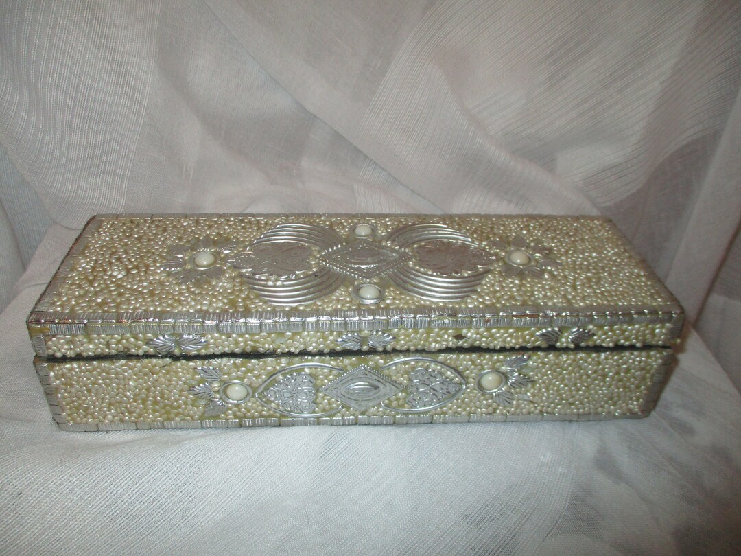 Vintage Art Deco Long Decorative Box - Etsy