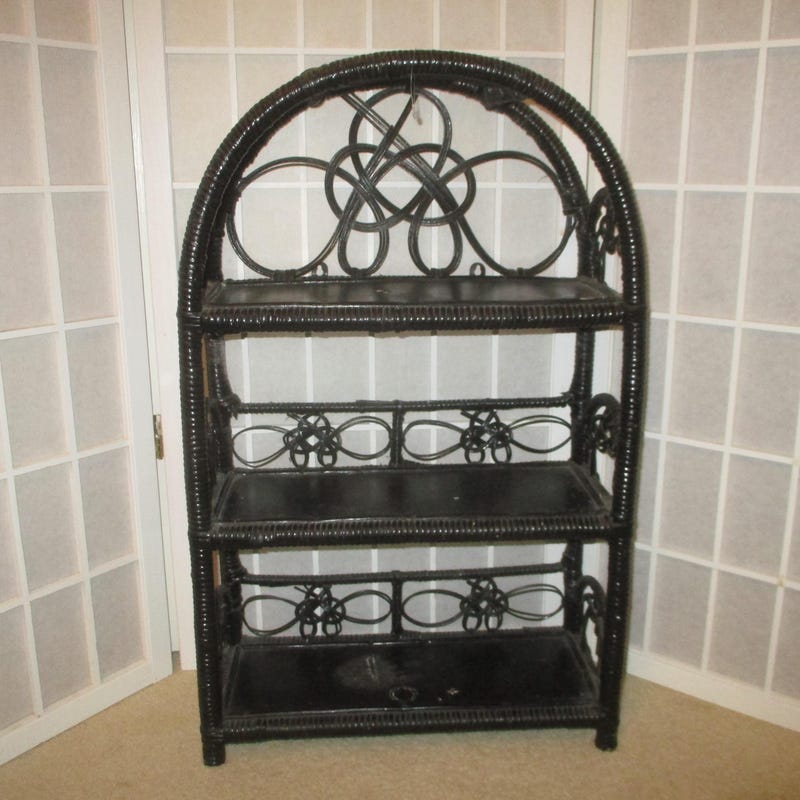 Wicker Shelf - Etsy