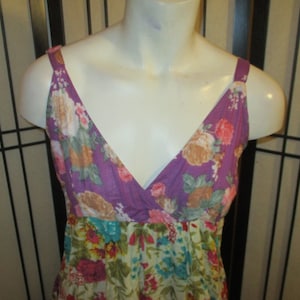 Boho Tiered Cotton Patchwork Sundress - Etsy